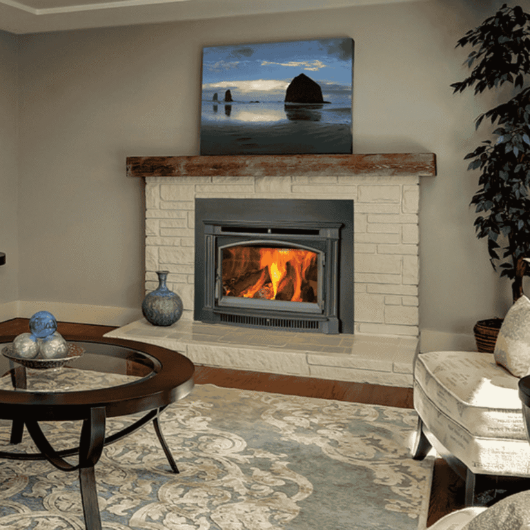 Travis Large Arch Wood Insert | American Heritage Fireplace